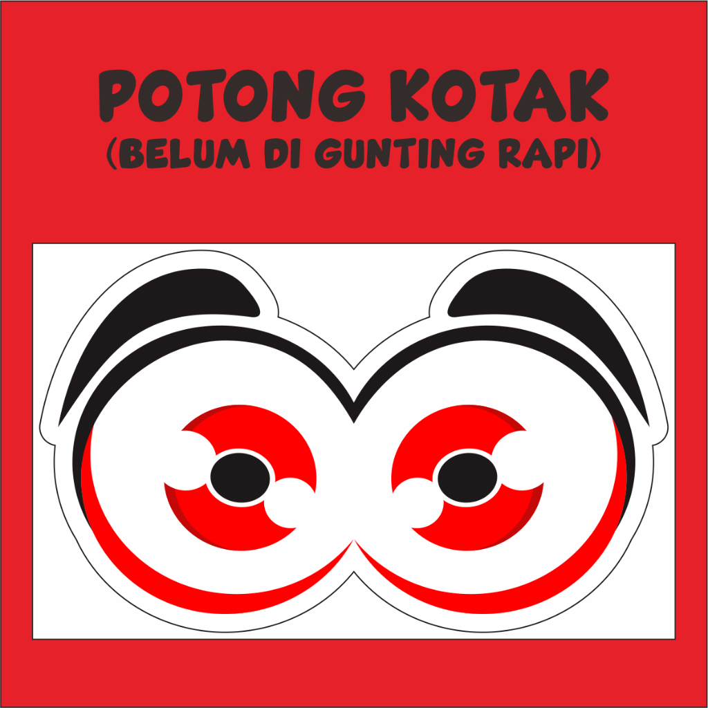 Jual Stiker Sticker Mata Visor motor semua tempat | Shopee Indonesia