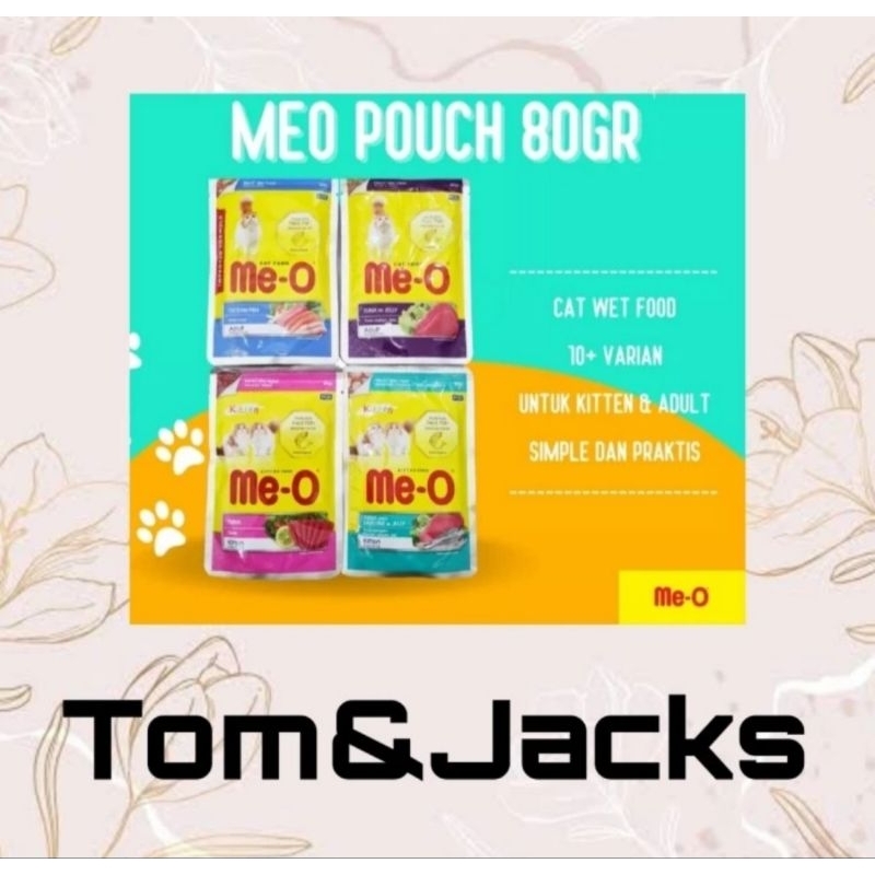 Jual Meo Pouch 80gram Wet Food Makanan Basah Kucing | Shopee Indonesia