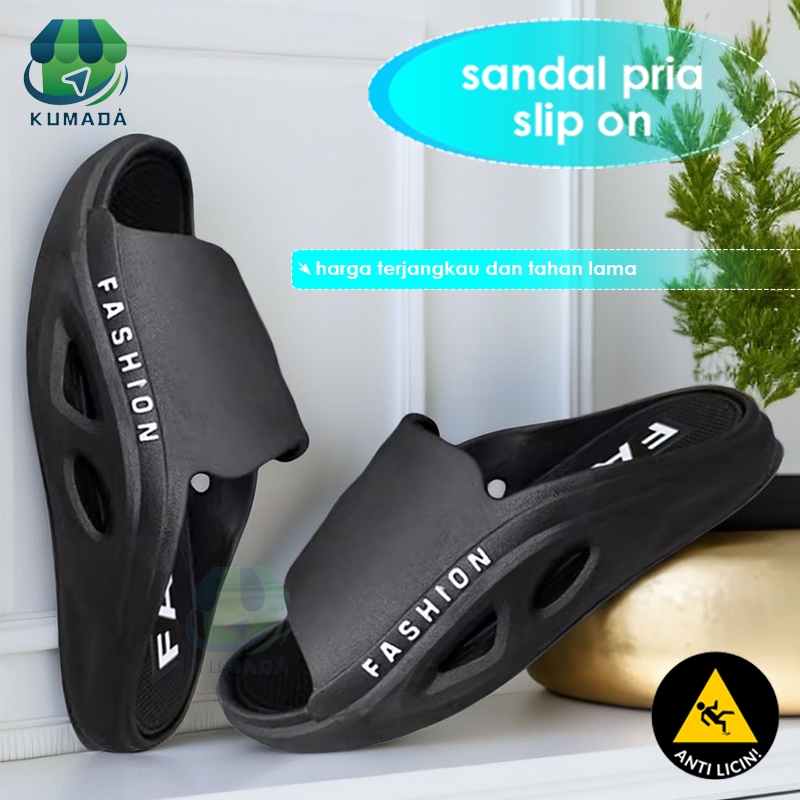Jual Sandal Pria Dewasa Sandal Modern Sandal Kamar Mandi Tebal Anti ...