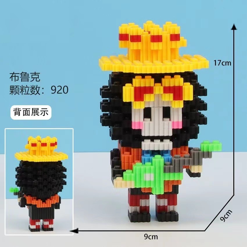 Jual [HARU] Nano Block One Piece Luffy Series Bricks Mainan Balok Figur ...