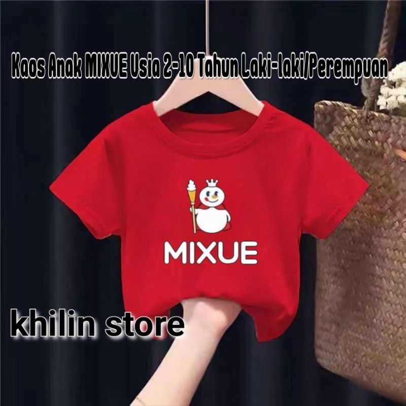 Jual KHILIN STORE Baju Kaos Anak Mixue Usia 2-10th Atasan Kids ... Jual KHILIN STORE Baju Kaos Anak Mixue Usia 2-10th Atasan Kids ...
