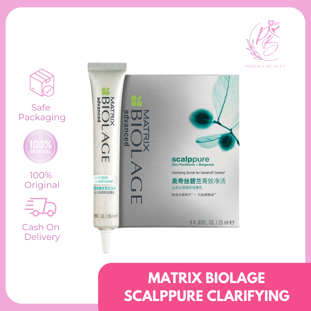 Jual MATRIX BIOLAGE SCALPPURE CLARIFYING SCRUB 1 X 25ML - PBS | Shopee ...