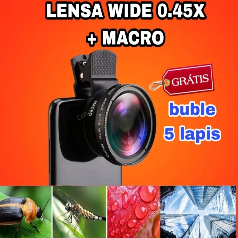 Jual APEXEL LENSA WIDE HP 0.45X LENSA SUPER WIDE HP LENSA HP LENSA ...