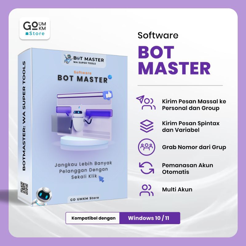 Jual BOTMASTER - Aplikasi Pengiriman Pesan Massal Terbaru 2024 ...