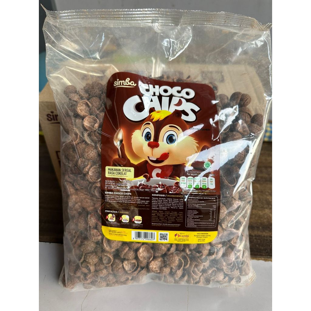 Jual chocochips - choco crunch - coco simba balky 950 gram | Shopee ...