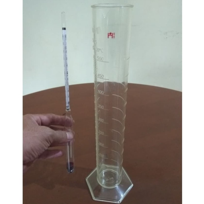 Jual Set Hydrometer Density Range 0.800-0.900 Test BBM Solar Diesel ...