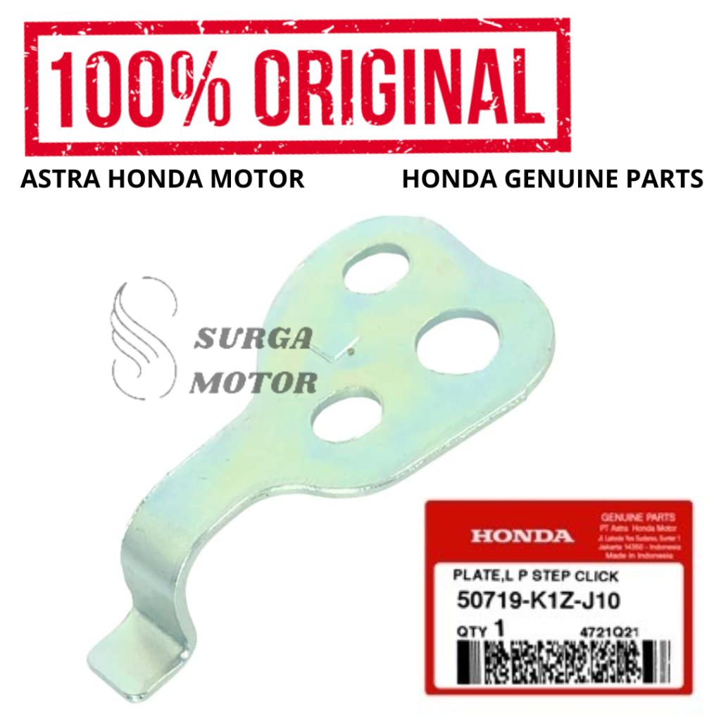 Jual Plate Footstep Belakang Kiri Click PCX 160 K1Z Original Honda AHM ...