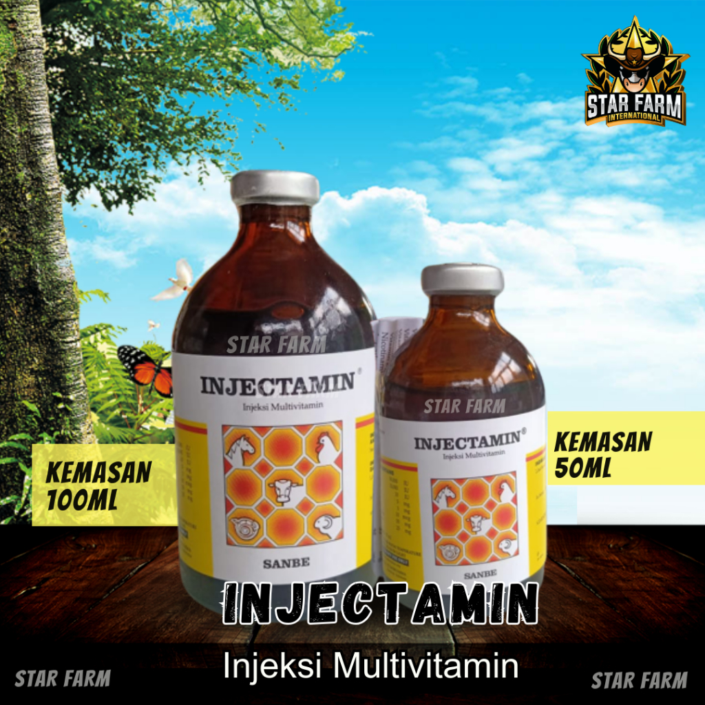 Jual Injectamin Multivitamin Injeksi untuk sapi kerbau kambing domba ...