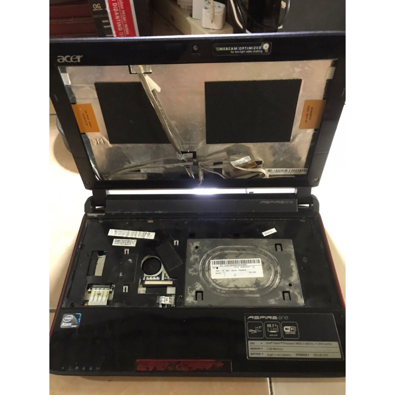 Jual Kesing notebook acer aspire one NAV50 + keyboard ori copotan ...
