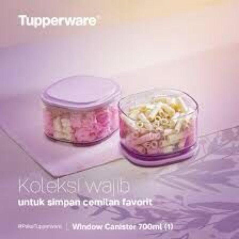Jual Window Canister 700ml - Toples Tupperware | Shopee Indonesia