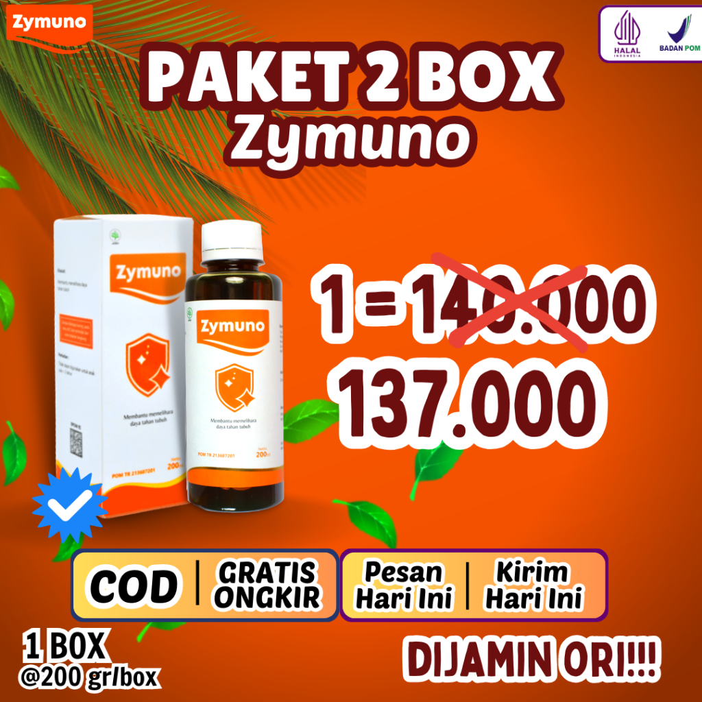 Jual Zymuno 2 BOX– Vitamin Herbal Tingkatkan Daya Tahan Tubuh ...