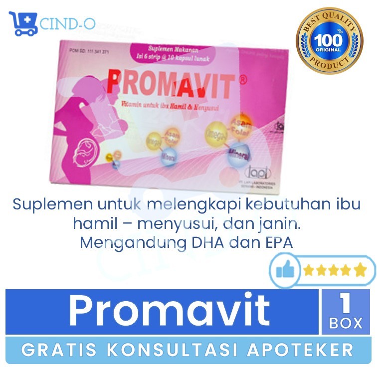 Jual Promavit | Melengkapi Kebutuhan Ibu hamil – Menyusui | Shopee ...