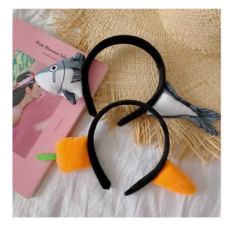 Jual viralkan85 BANDO KOREA WORTEL IKAN bando cosplay bando lucu bando ...