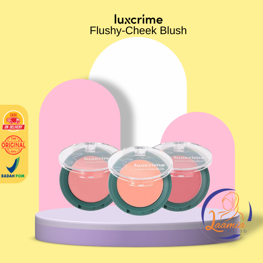 Jual Luxcrime Flushy-Cheek Blush | Shopee Indonesia