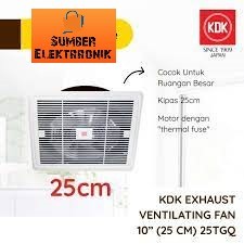 Jual KDK Ceiling Exhaust Fan Plafon Plafond 10" 25TGQ 25 TGQ | Shopee ...