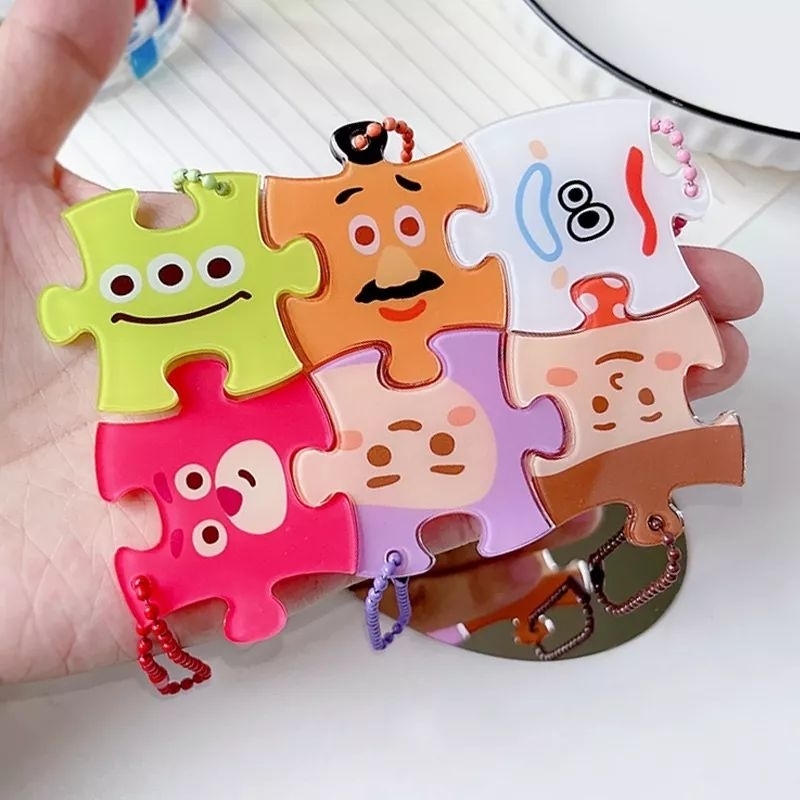 Jual COD Gantungan Kunci Puzzle Lotso Toy story keychain puzzle ...
