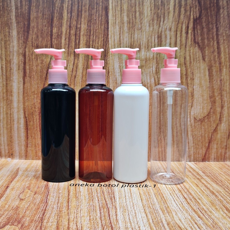 Jual Botol Pump 250ml Pump Lok Pink Hand Soap / Botol Plastik 250ml ...