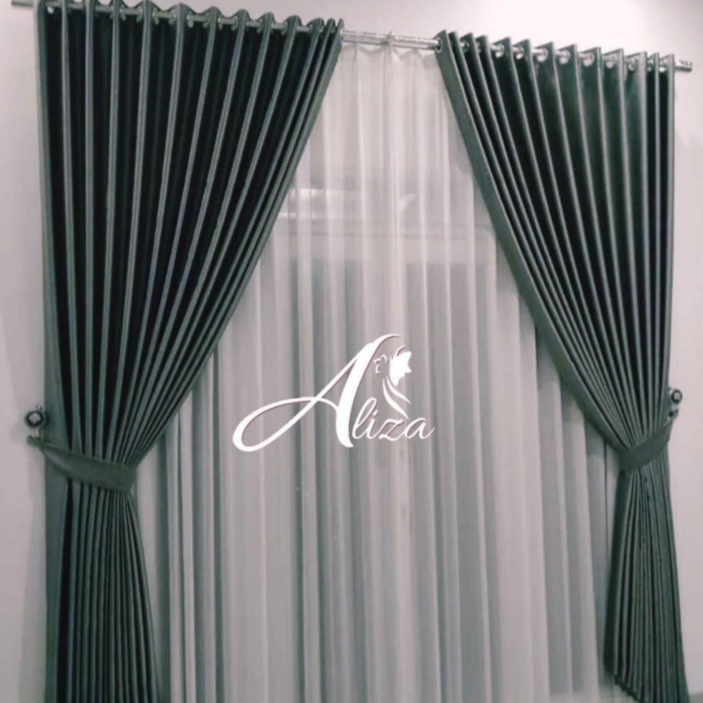 Jual Gorden mewah Gordeng polos mrah horden imfort - Gorden 1 lengkap ...