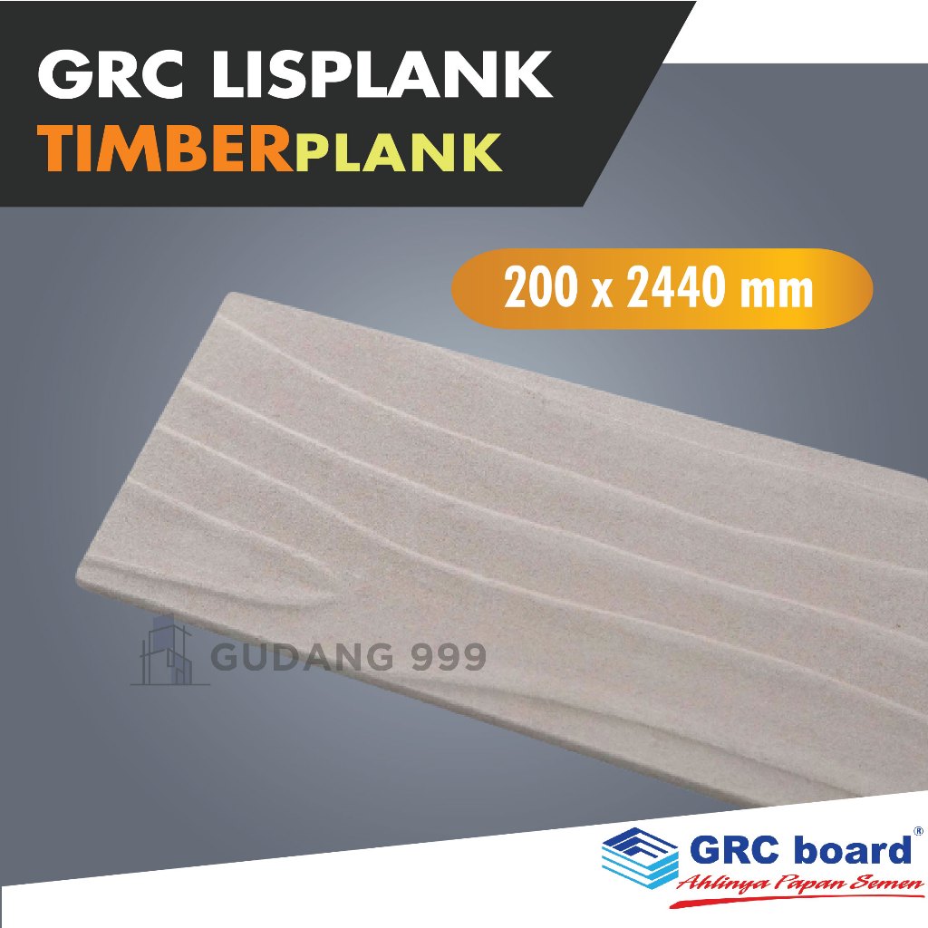 Jual Lisplank Grc 20 CM / TimberPlank Urat Kayu Grc / Lisplang Timber ...