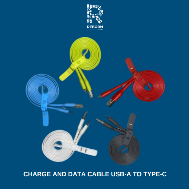 Jual [ORIGINAL] Reborn USB Kabel Data Android Type-C RKC100 1M Fast ...