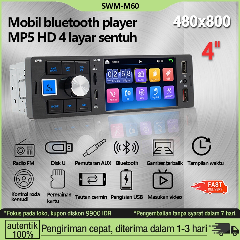 Jual Mobil Radio MP5 Player Bluetooth With Car Navigasi，Head Unit Audio ...