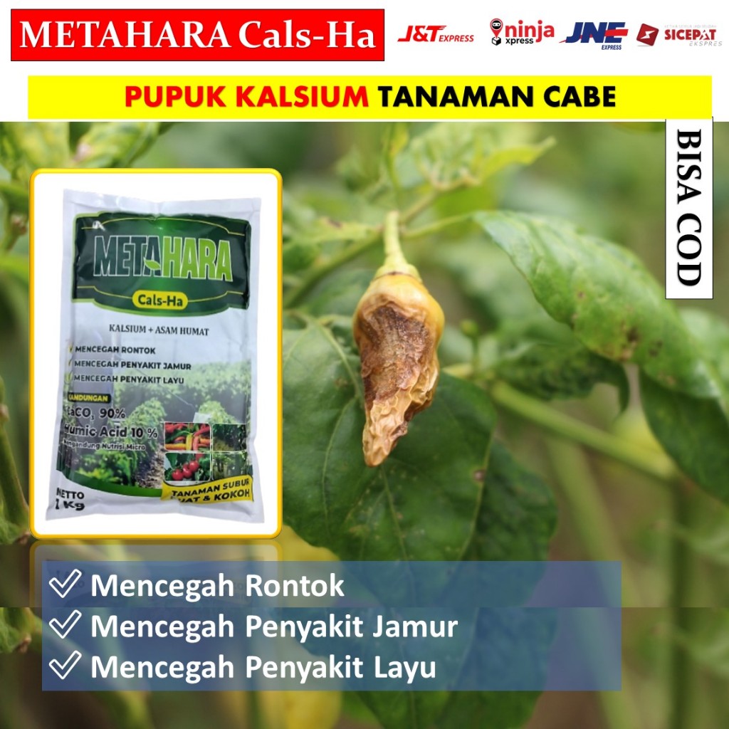 Jual PUPUK Cabai Anti Rontok dan Layu METAHARA isi 1 KG – Pupuk Organik ...