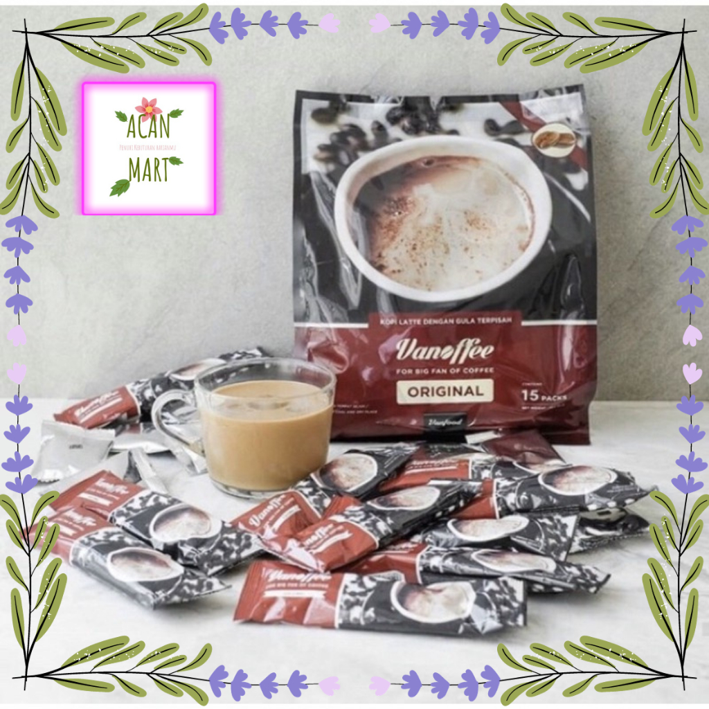 Jual Kopi Vanoffee Original 3 in 1 Coffee Instan 15 sachet / box ...