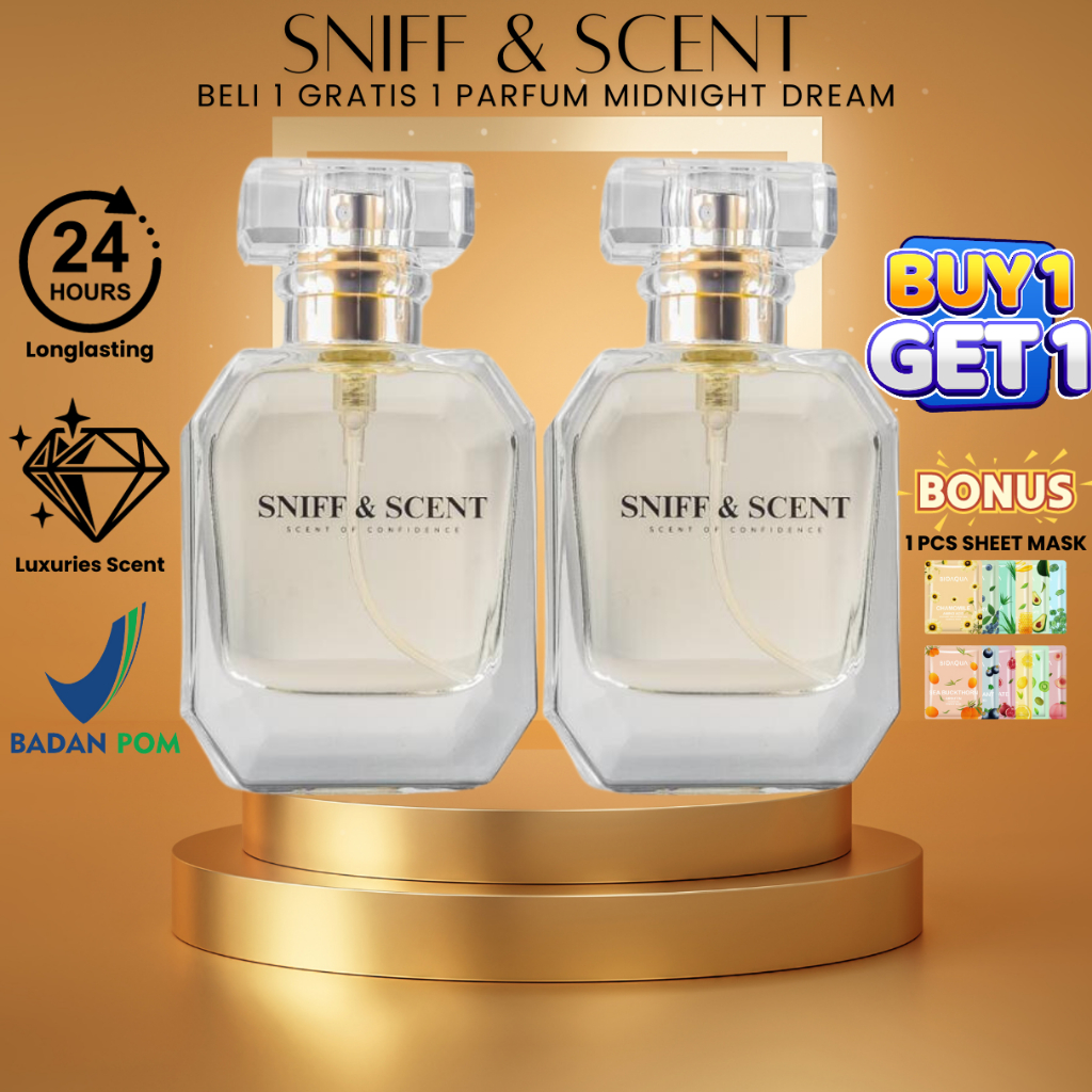 Jual Sniff Scent Parfum Wanita Midnight Dream Original EDP Wangi Tahan ...