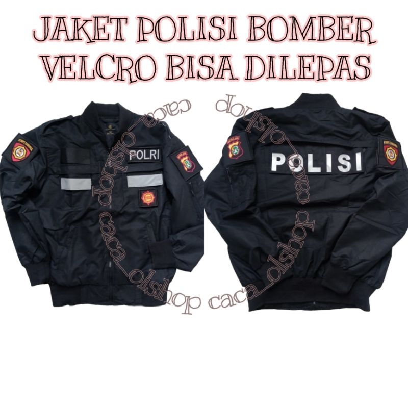 Jual Jaket POLISI HITAM Ori Asli Jatah POLRI Polda Metro Original model ...