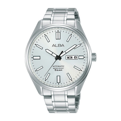 Jual Alba AL4153X1 Automatic Silver Dial Silver Stainless Steel - Jam Tangan Pria | Shopee Indonesia