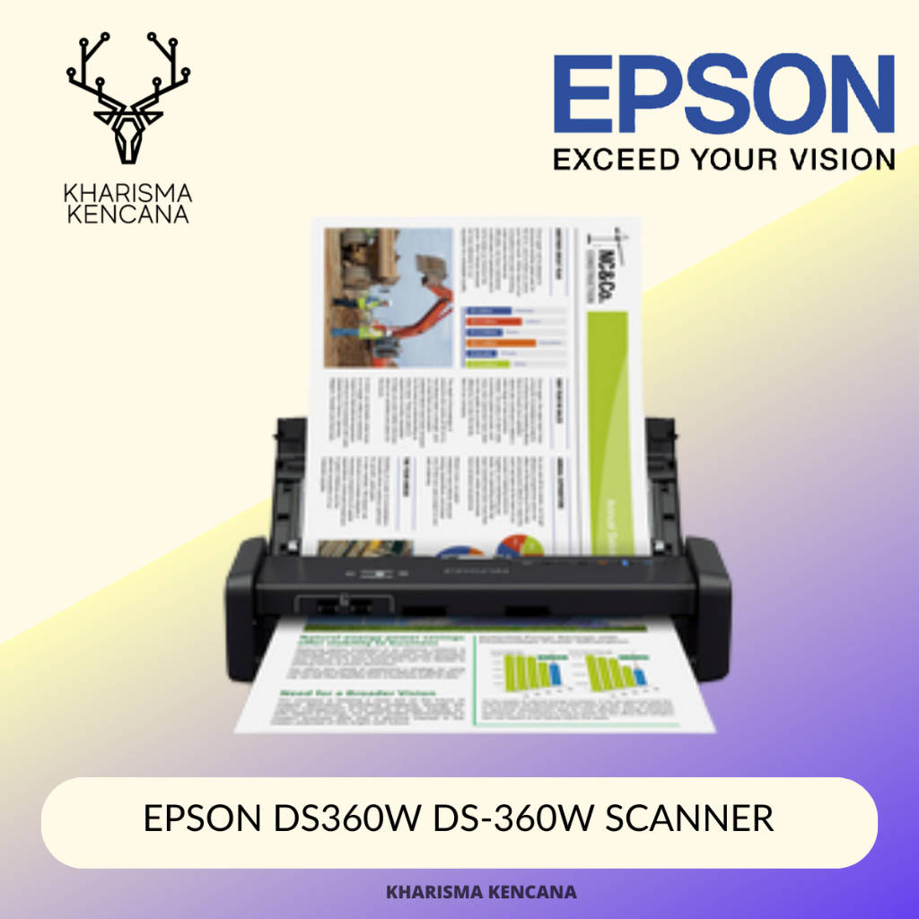 Jual EPSON DS360W DS-360W SCANNER | Shopee Indonesia