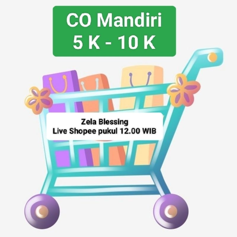 Jual CO Mandiri 5 ribu - 19 ribu | Shopee Indonesia