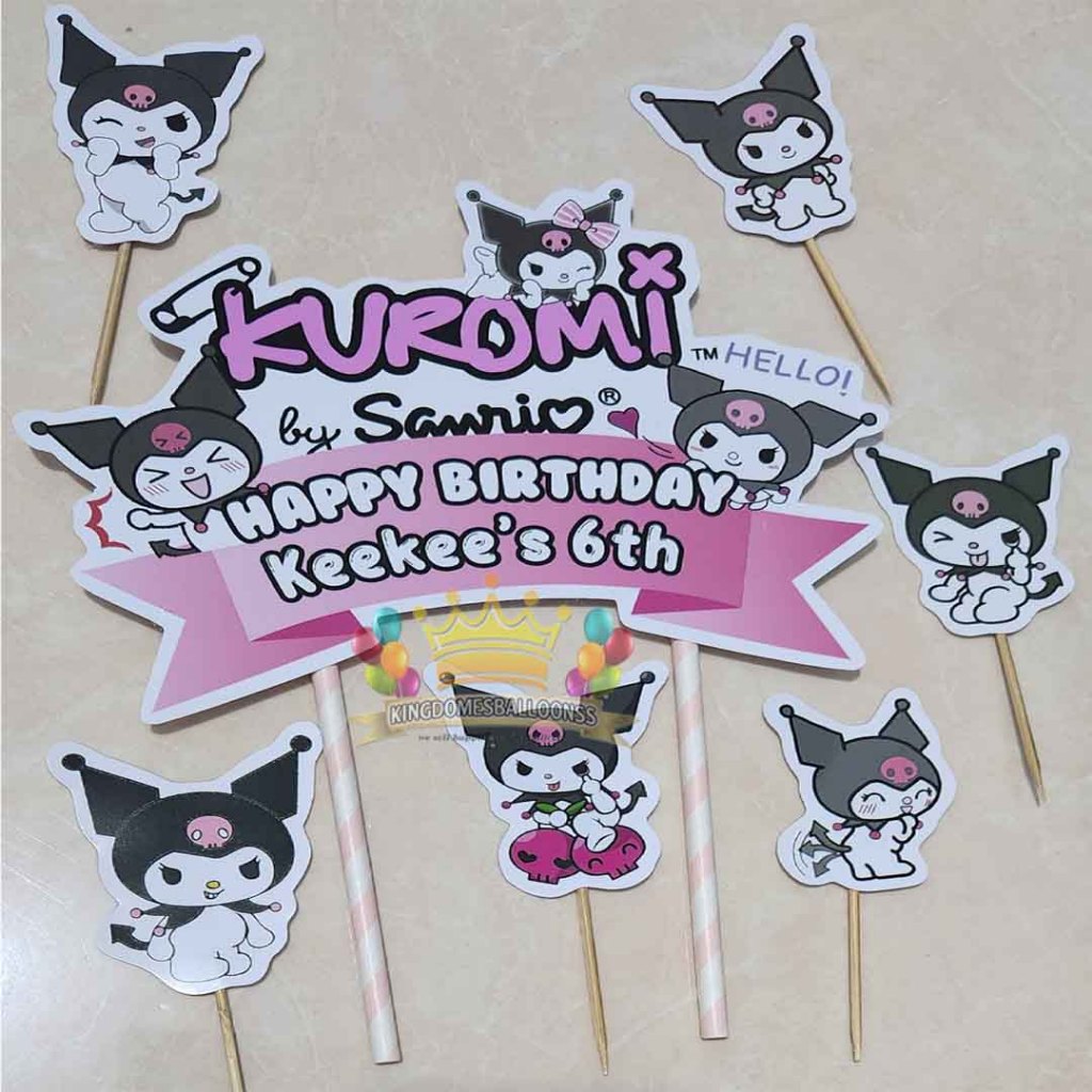 Jual Topper Cake Custom Kuromi Mewah | Shopee Indonesia