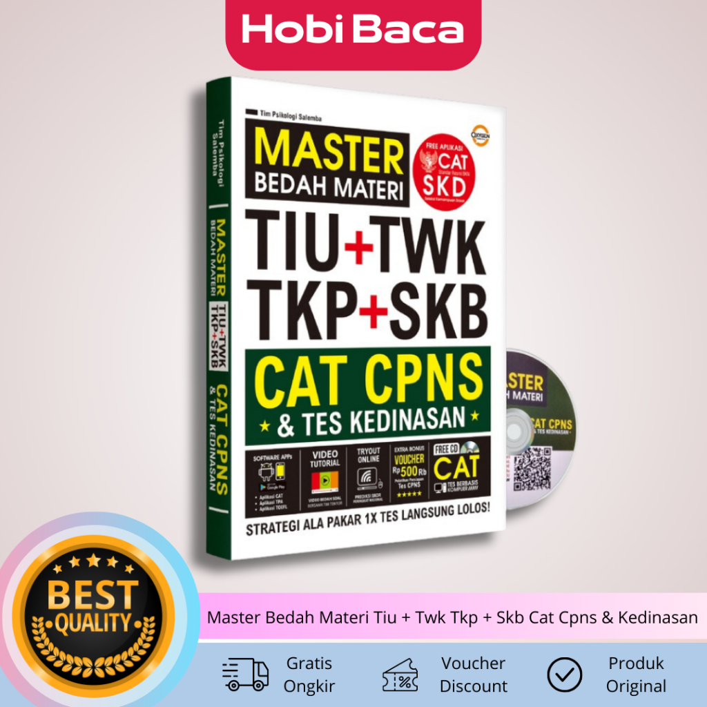 Jual Master Bedah Materi Tiu + Twk Tkp + Skb Cat Cpns & Kedinasan | Shopee Indonesia