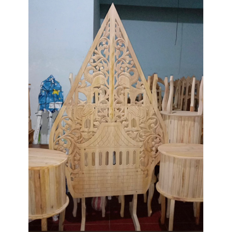 Jual gunungan wayang / wayangan / gunungan wayang dekorasi / gunungan ...