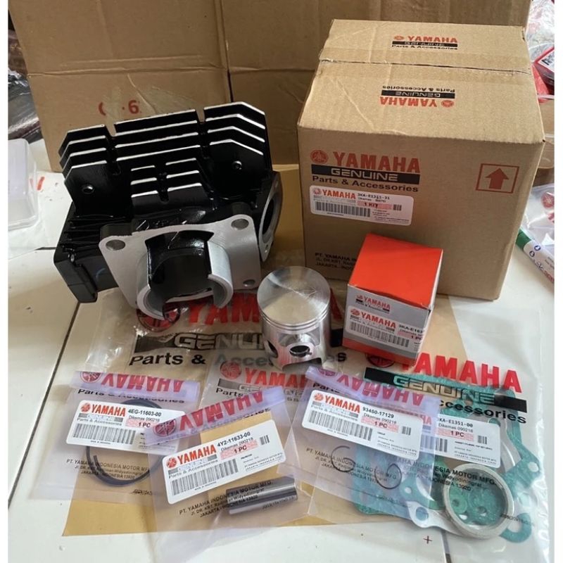 Jual Blok Block Seher Set Cylinder Comp 3KA Yamaha RX KING Old New ...