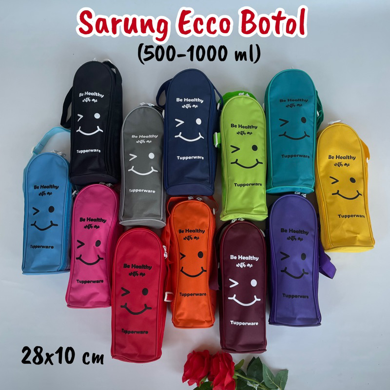 Jual Sarung Botol Ecco Tupperware (500 ml- 1 Liter) | Shopee Indonesia