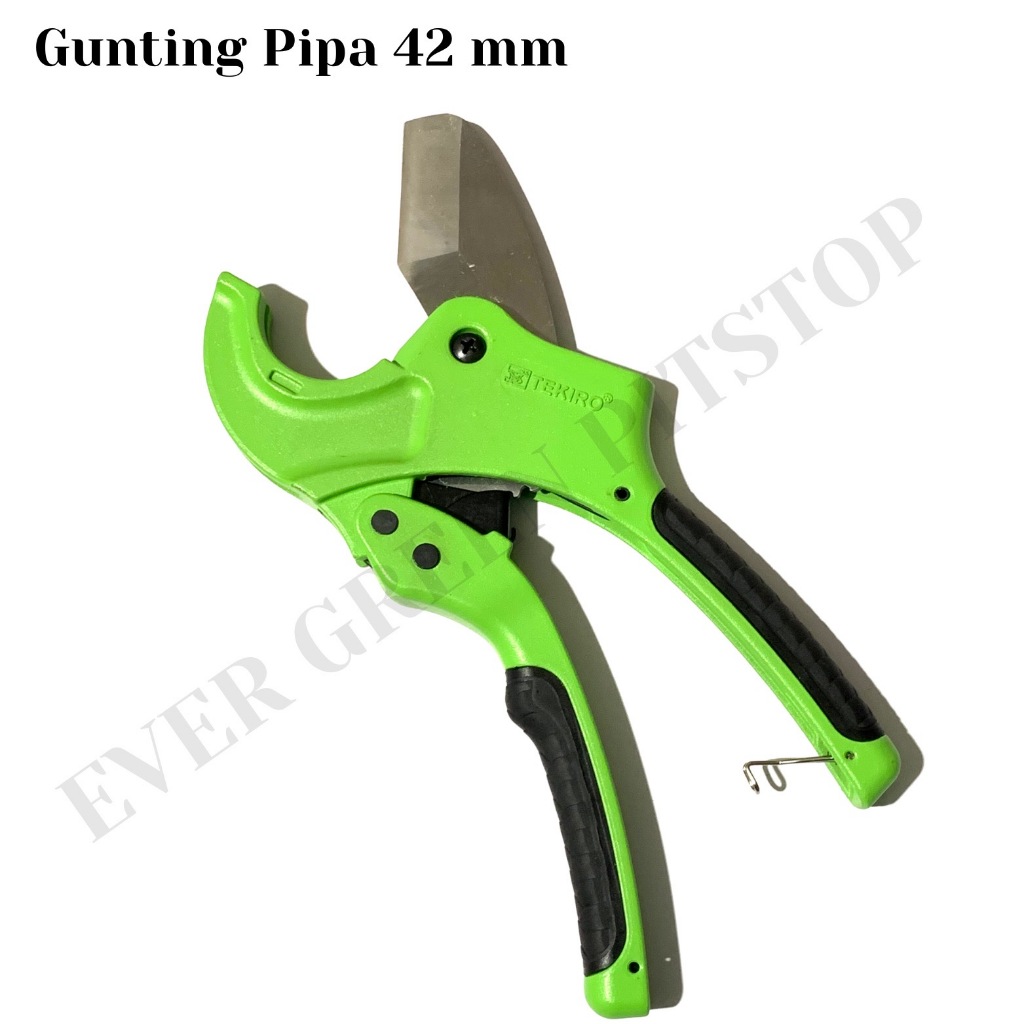 Jual TEKIRO Gunting Pipa PVC Alat Potong Paralon 42 mm Pipe Cutter Gunting Pemotong Pipa Plastik ...