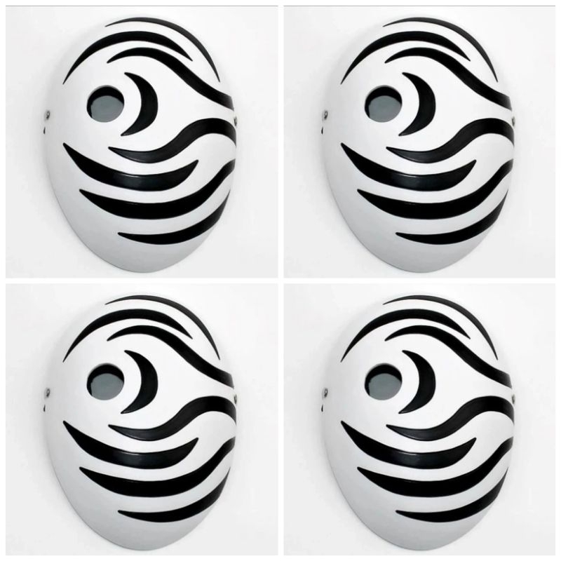 Jual topeng obito putih costeme api putih corak obito mata satu anime ...