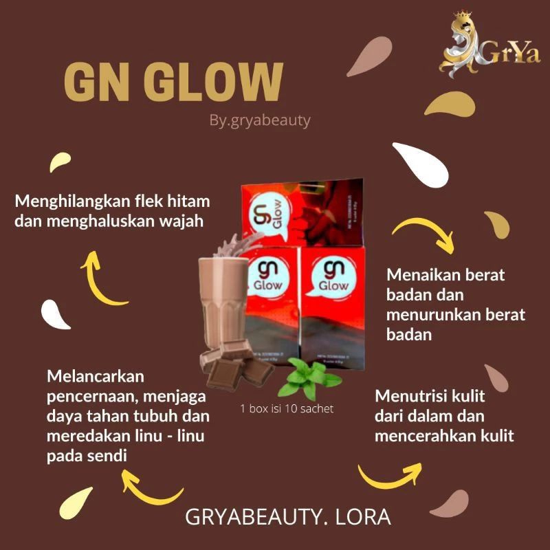Jual Susu gn glow griyabeauty penurun bedan badan atau menambah berat ...