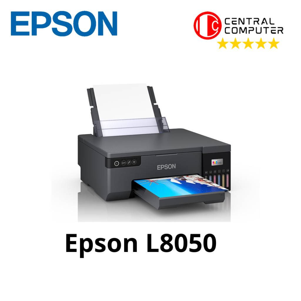 Jual Printer Epson Photo L8050 | Cetak Foto 6 Warna | WiFi | Borderless A4 | CD/DVD Printing ...