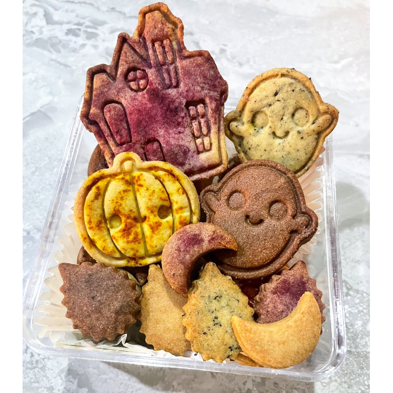 Jual Halloween japanese butter cookie FULL BUTTER / cemilan halal ...
