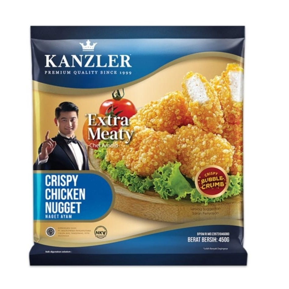 Jual KANZLER CRISPY CHICKEN NUGGET KEMASAN 120 GR/450 GR | Shopee Indonesia