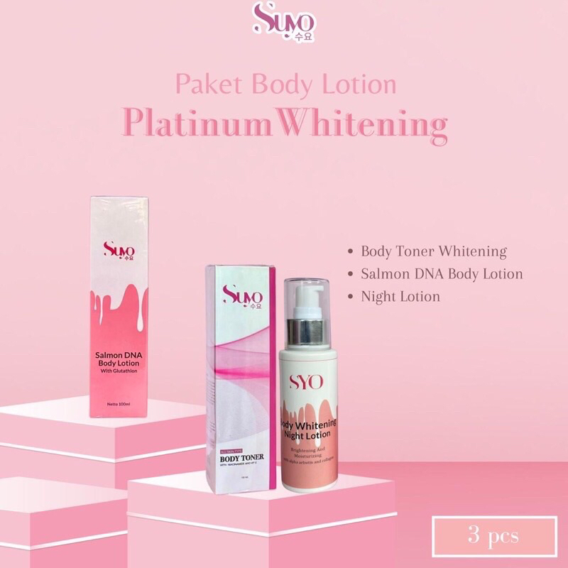 Jual SUYO PLATINUM LENGKAP ISI 3(DNA SALMON) | Shopee Indonesia