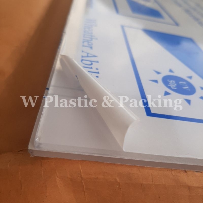 Jual Atap polycarbonate bening solid lembaran 2mm / 3mm / 4mm / 5mm x 122 x 244cm | Shopee Indonesia