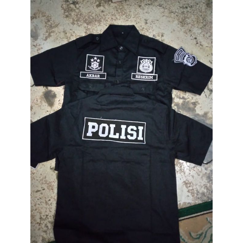 Jual KEMEJA SERAGAM POLISI RESKRIM | Shopee Indonesia