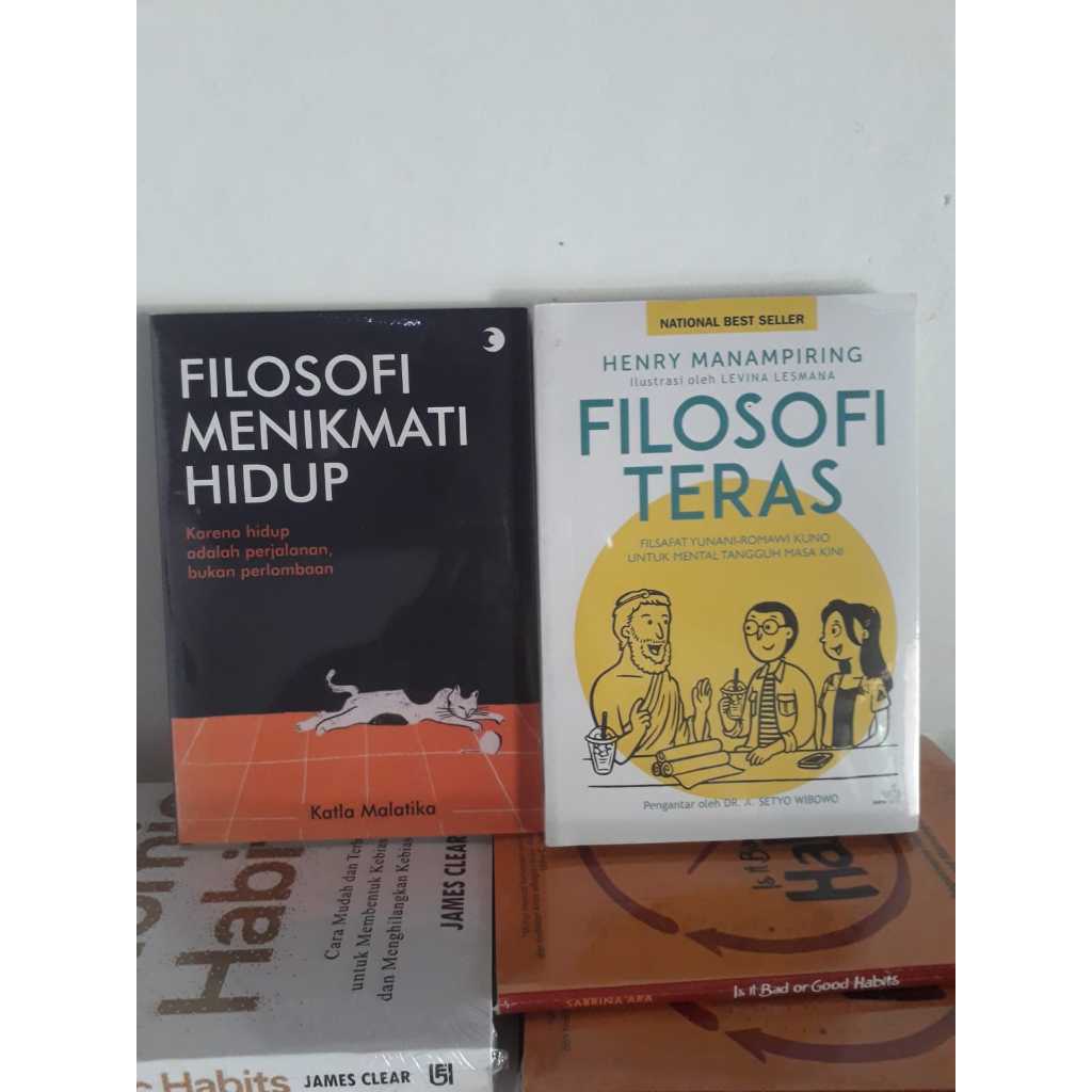 Jual paket 2 buku filosofi teras dan filosofi menikmati hidup | Shopee Indonesia