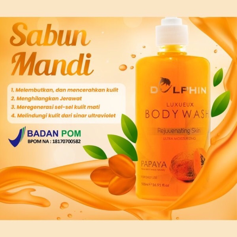 Jual DOLPHIN BODYWASH 250ML-500ML | Shopee Indonesia