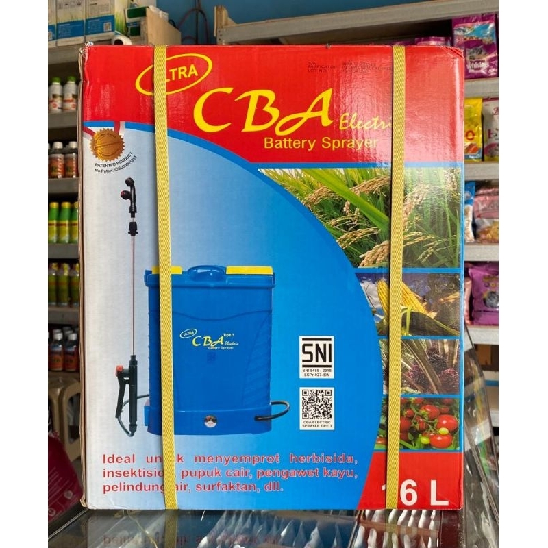 Jual TANGKI SPRAYER CBA ELECTRIK ULTRA 16 LITER TYPE 3 SEMPROTAN ...