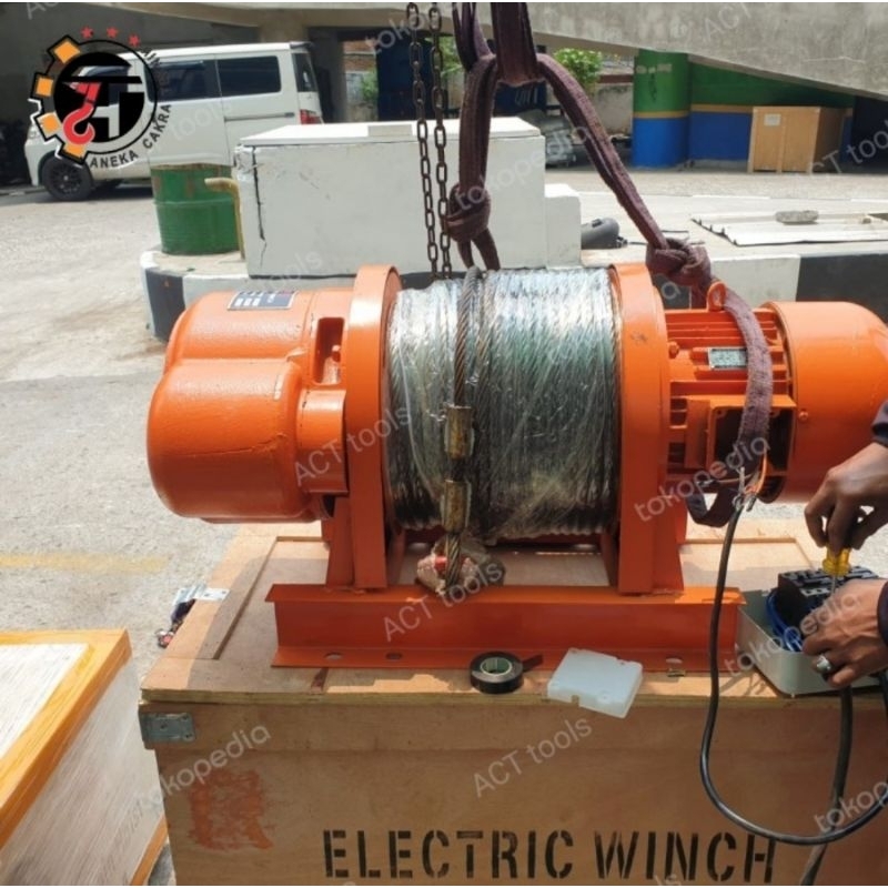 Jual Electric Winch 2 Ton x 100 Meter WEKA GERMANY QUALITY. | Shopee ...